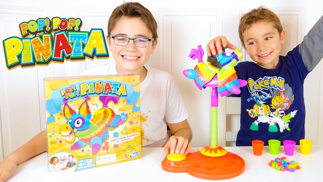 JEU - POP ! POP ! PINATA ! - Qui attrapera le plus de Surprises ? - Jeu ...