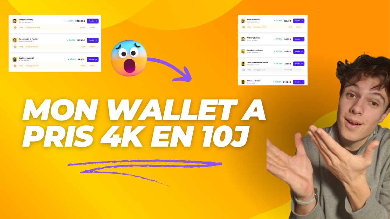 Mon wallet a pris 4k en 10j 🤯 🚀 l'année 2025 commence bien 😍 - YouTube