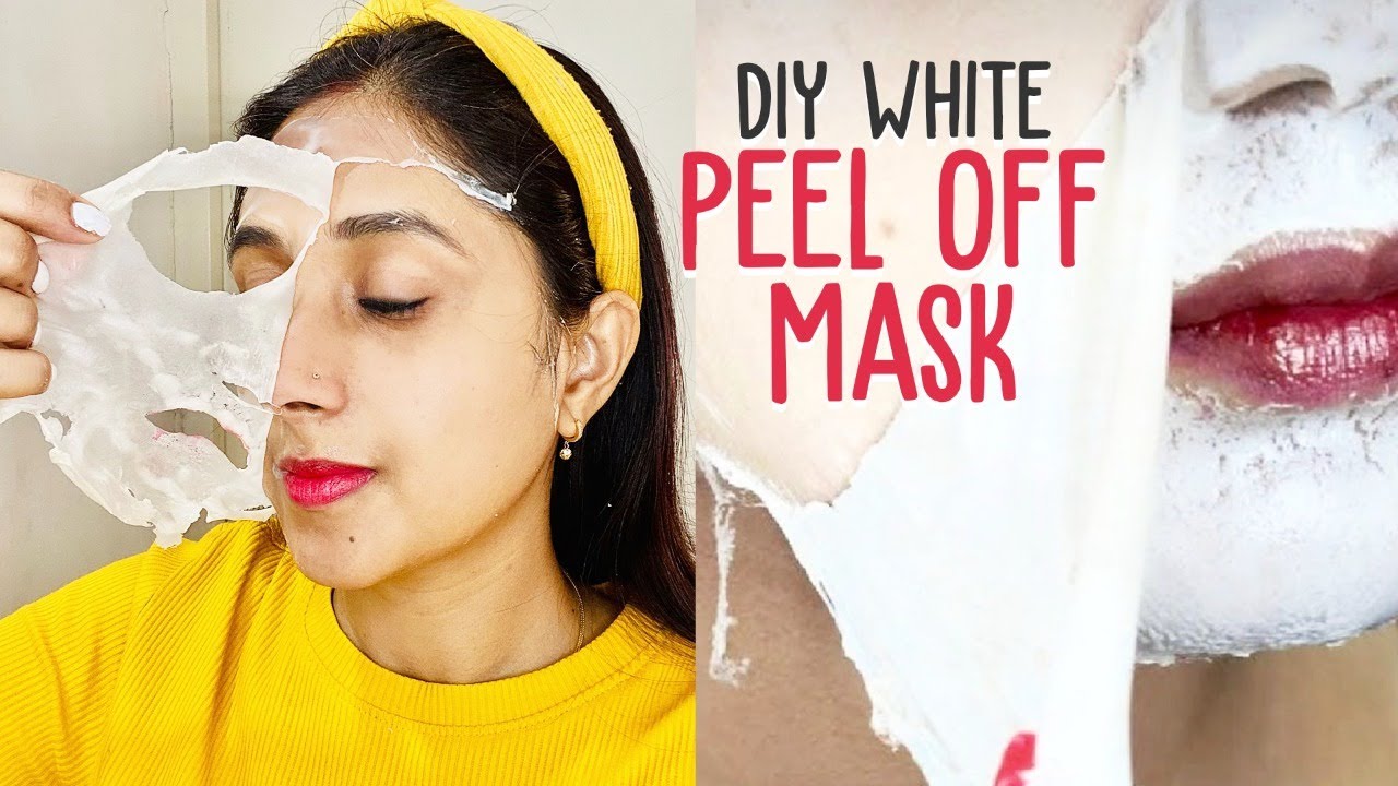 How to Make White Peel Off Mask | Skincare Routine | Home Made Peel Off ...