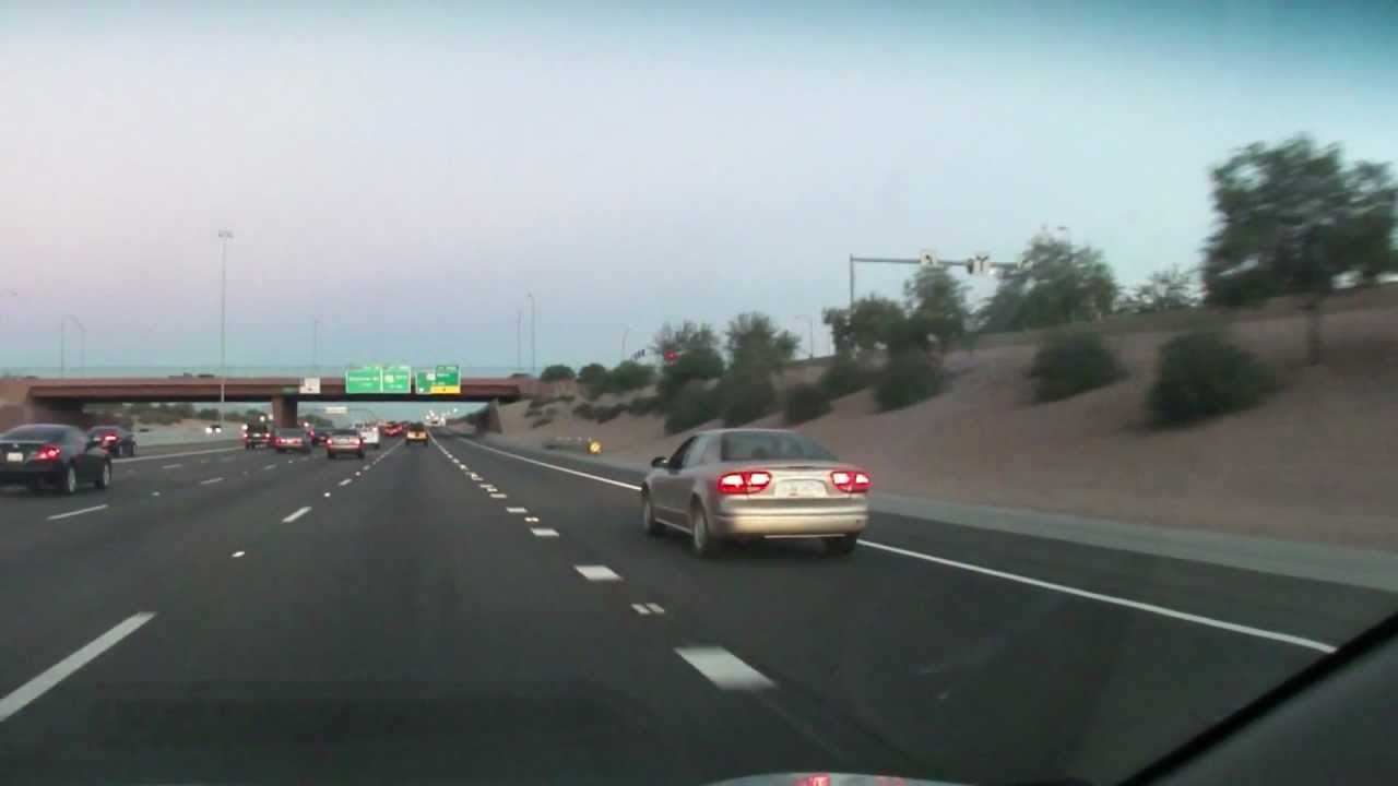 U.S. 60 Superstition Freeway at Sossaman Road, Mesa, AZ, 3 December ...