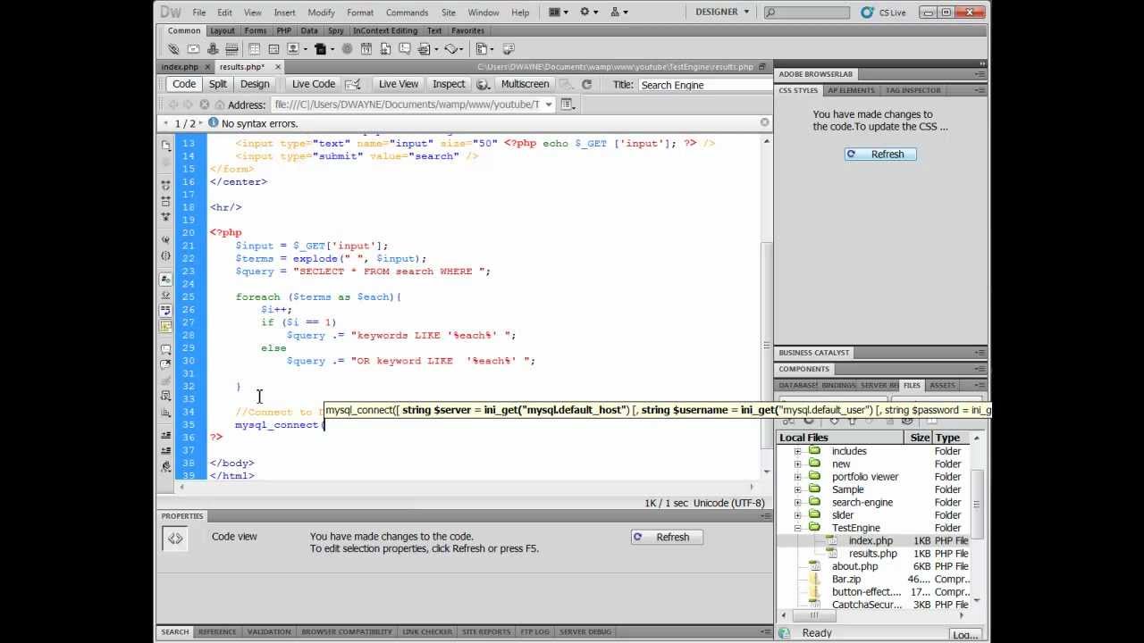 How to add a custom search box to your website 2 - YouTube