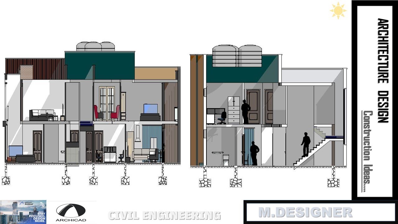 STEP 8: How to create a Simple Section in ArchiCAD 26 - YouTube