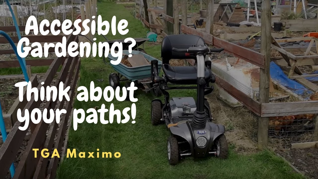 Design your garden around your Mobility Scooter - True accessible ...
