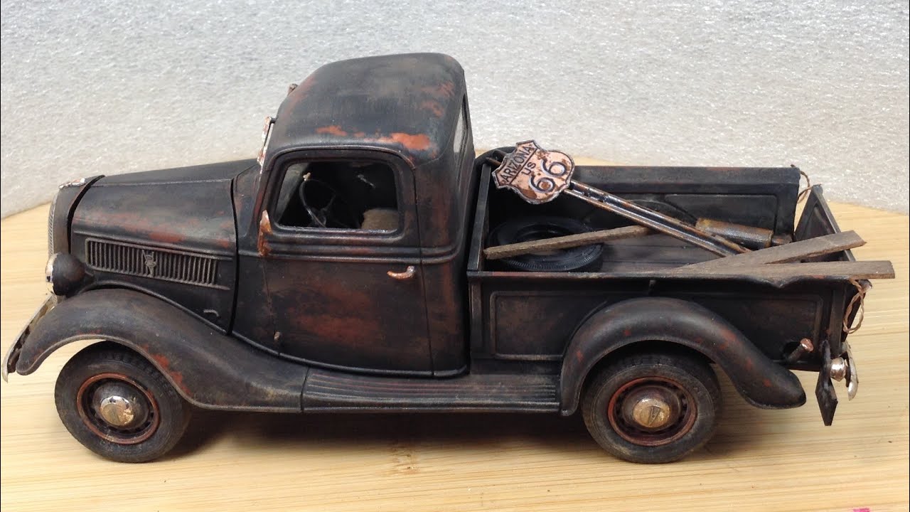 Rust Bucket 2023 GB - Revell 37 Ford Pickup - Part 3 FINAL - YouTube