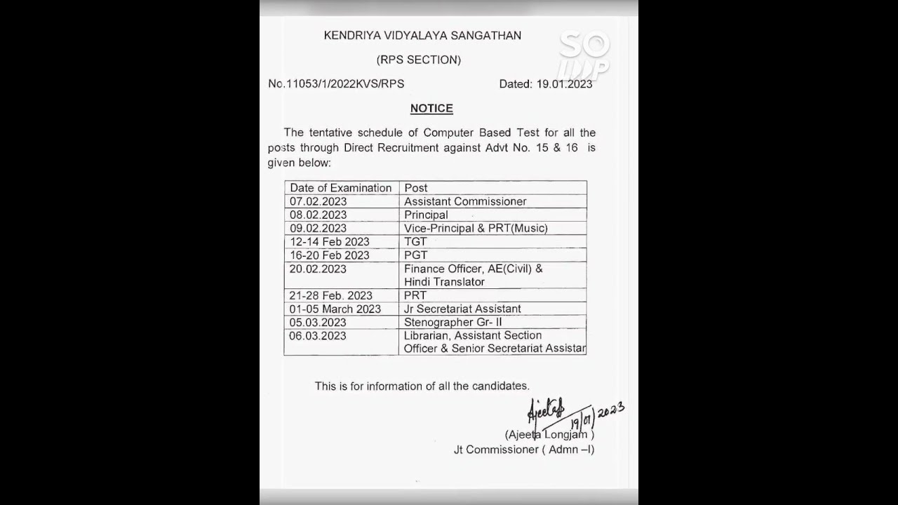 Kvs Time Table YouTube Kvs Time Table YouTube