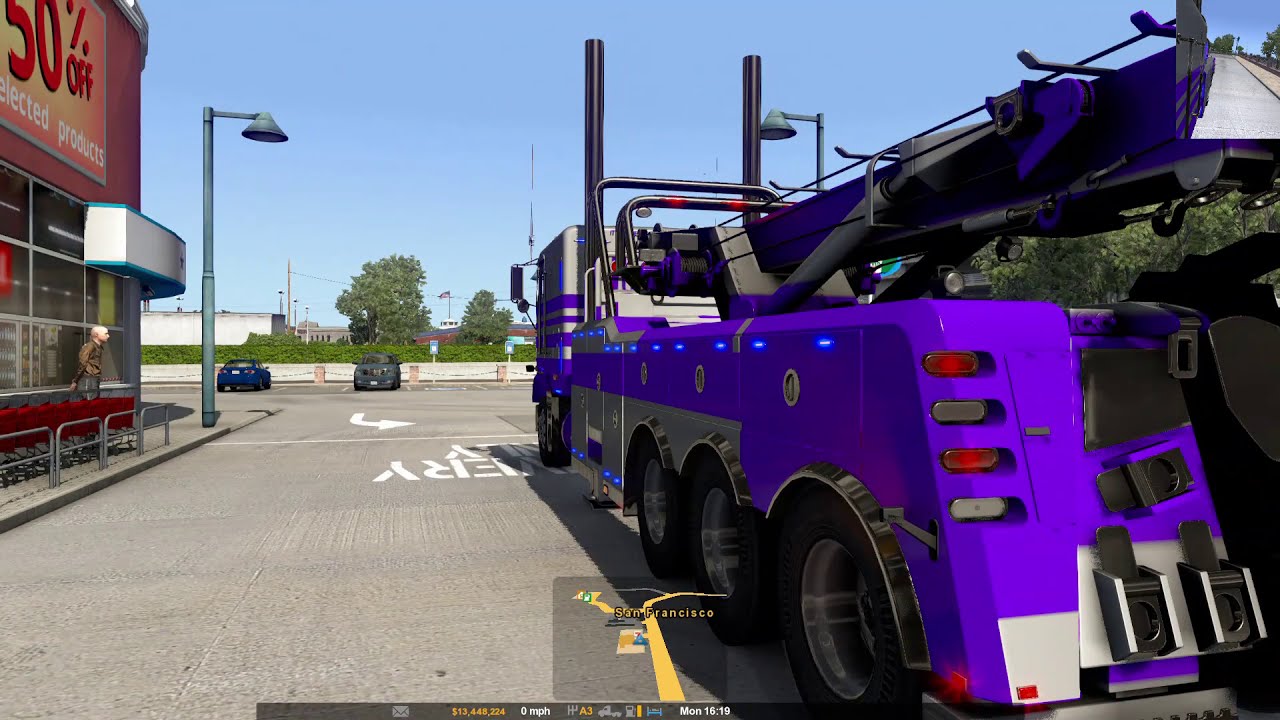 ATS 1.39 Freightlinner Wrecker Mod - YouTube