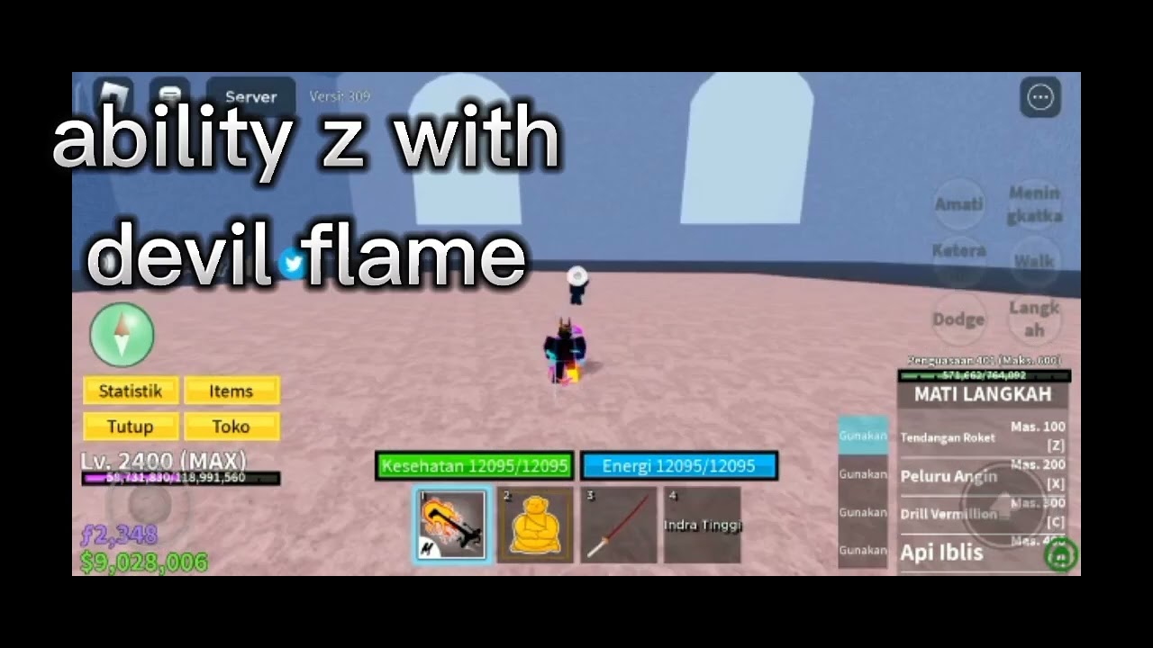 BLOX FRUIT showcase death steps - YouTube