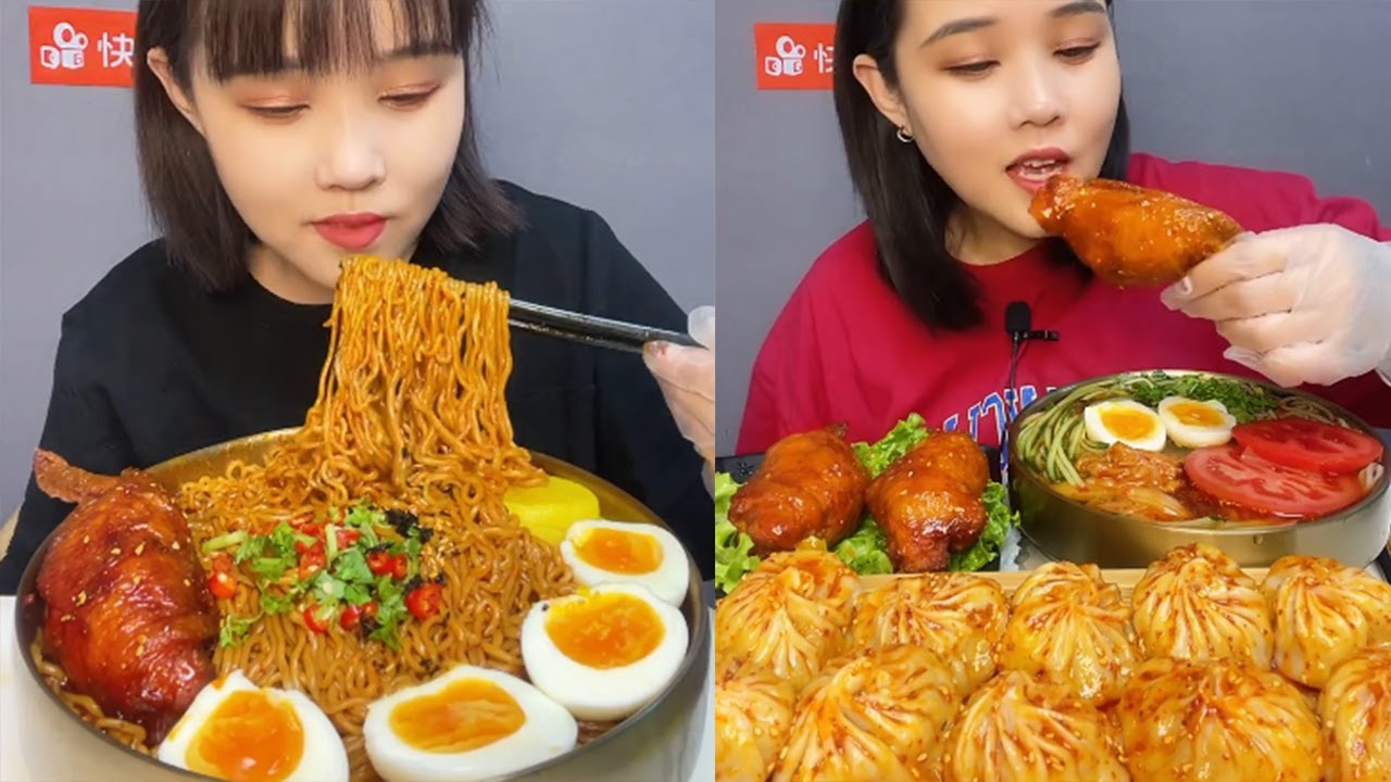 ASMR MUKBANG EP 1261 KOREAN EATING SHOW, EATING SPICY FOOD CHALLENGE 😱 ...