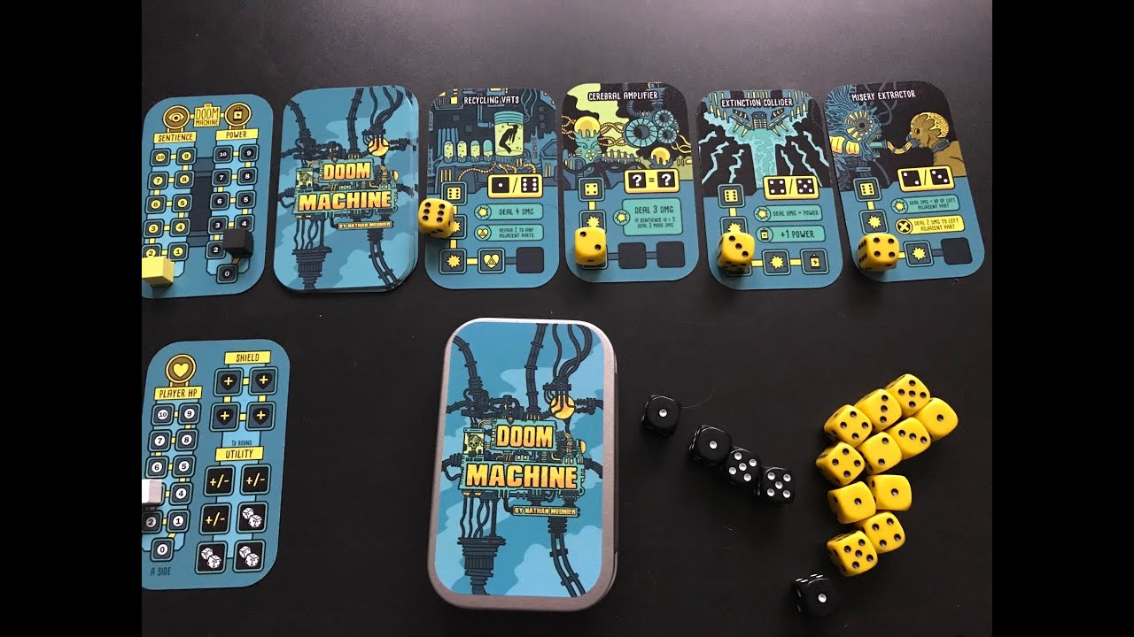 Doom Machine solo dice game - YouTube