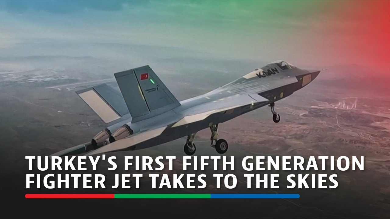 Turkey's first fifth generation fighter jet takes to the skies | ABS ...