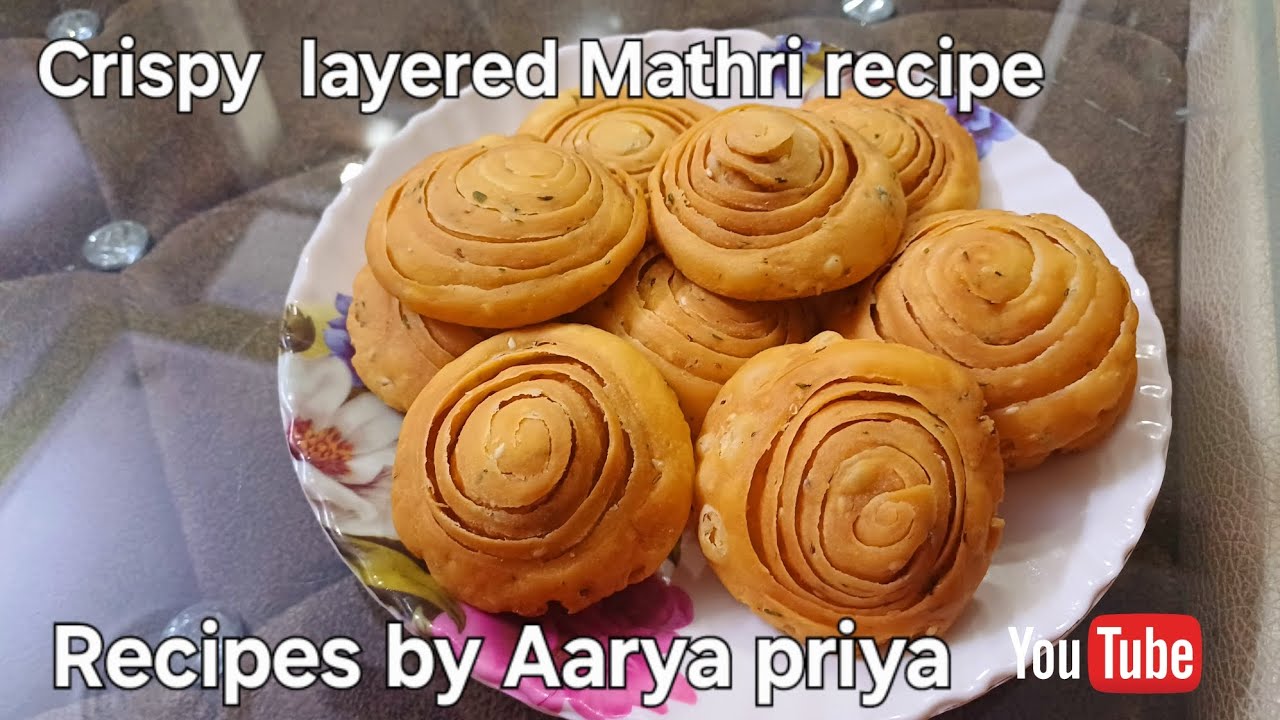 Crispy layered Mathri Recipe | Tea time snacks recipe 😋 Tea time snack ...