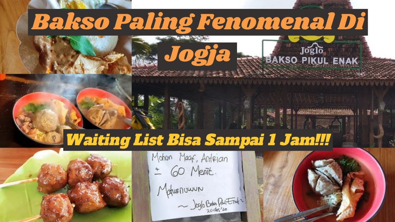 Joglo Bakso Pikul Enak | Bakso Viral Murah Di Jogja | Antrian Bisa ...