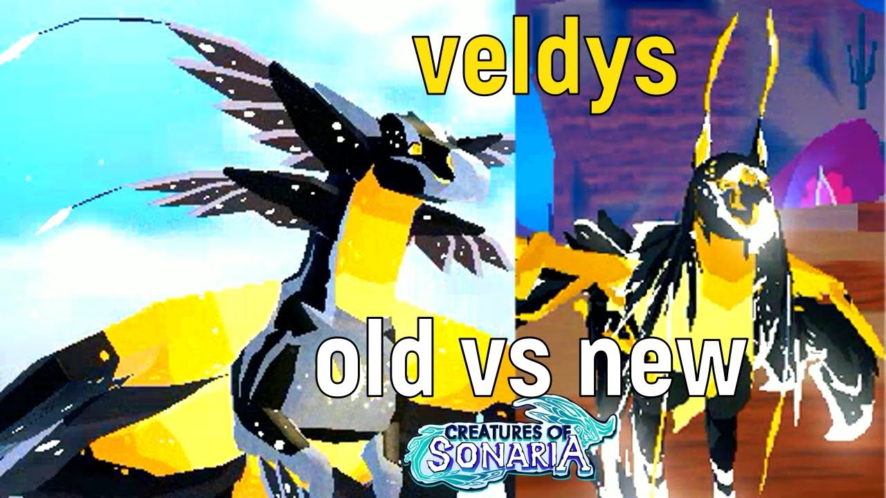 Veldys REMAKE! OLD vs New! Creatures of Sonaria - YouTube