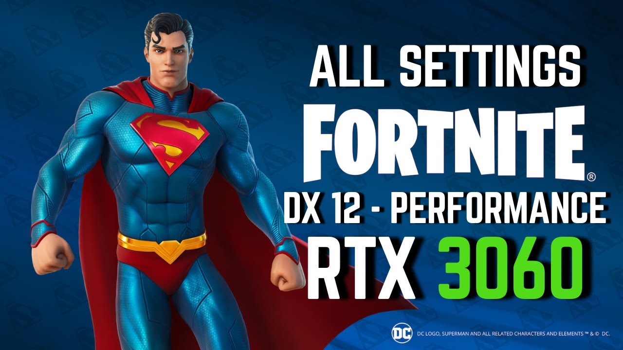 RTX 3060 12Gb | Fortnite New Season - All Settings Chapter 6 Season 3 ...
