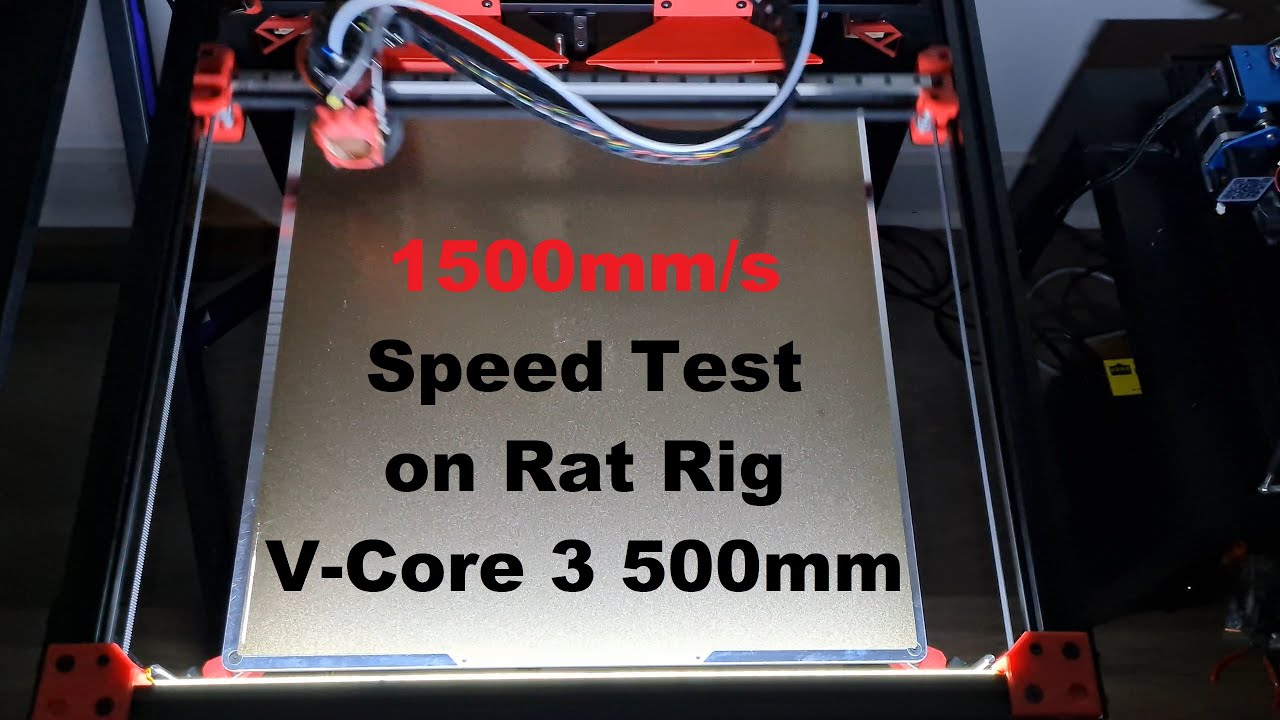 1500mm/s Speed Test on Rat Rig V-Core 3 500 - YouTube