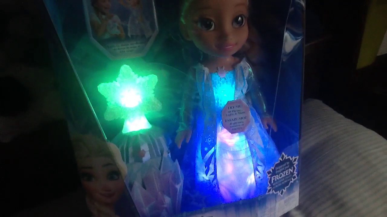 Northern lights Elsa Disney frozen doll - YouTube