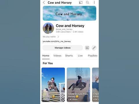 TYSM! 400 AWAY FROM 4K!! @cow_and_horsey #cowandhorseyto4K - YouTube