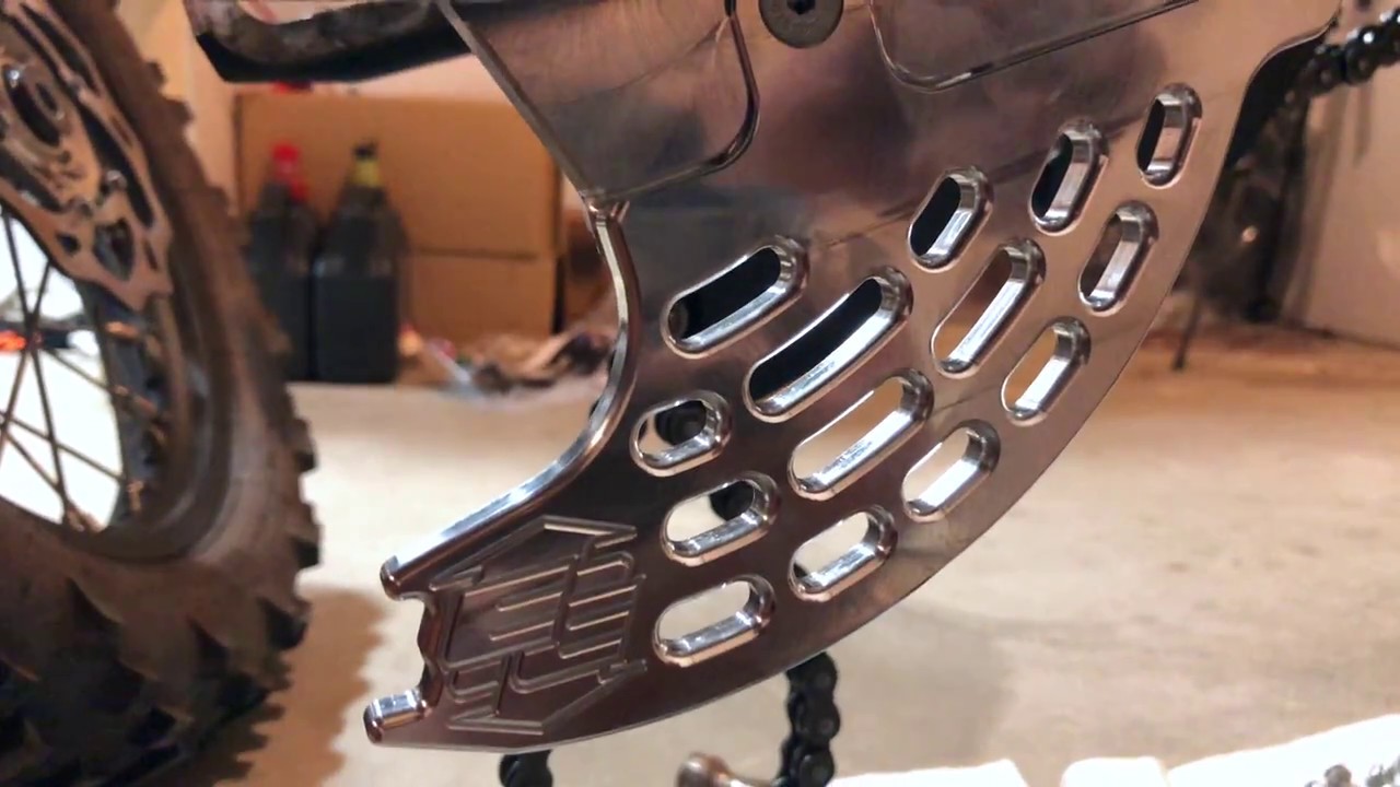 Enduro Engineering Rear Brake Disc Guard Beta 500 RR-S - YouTube