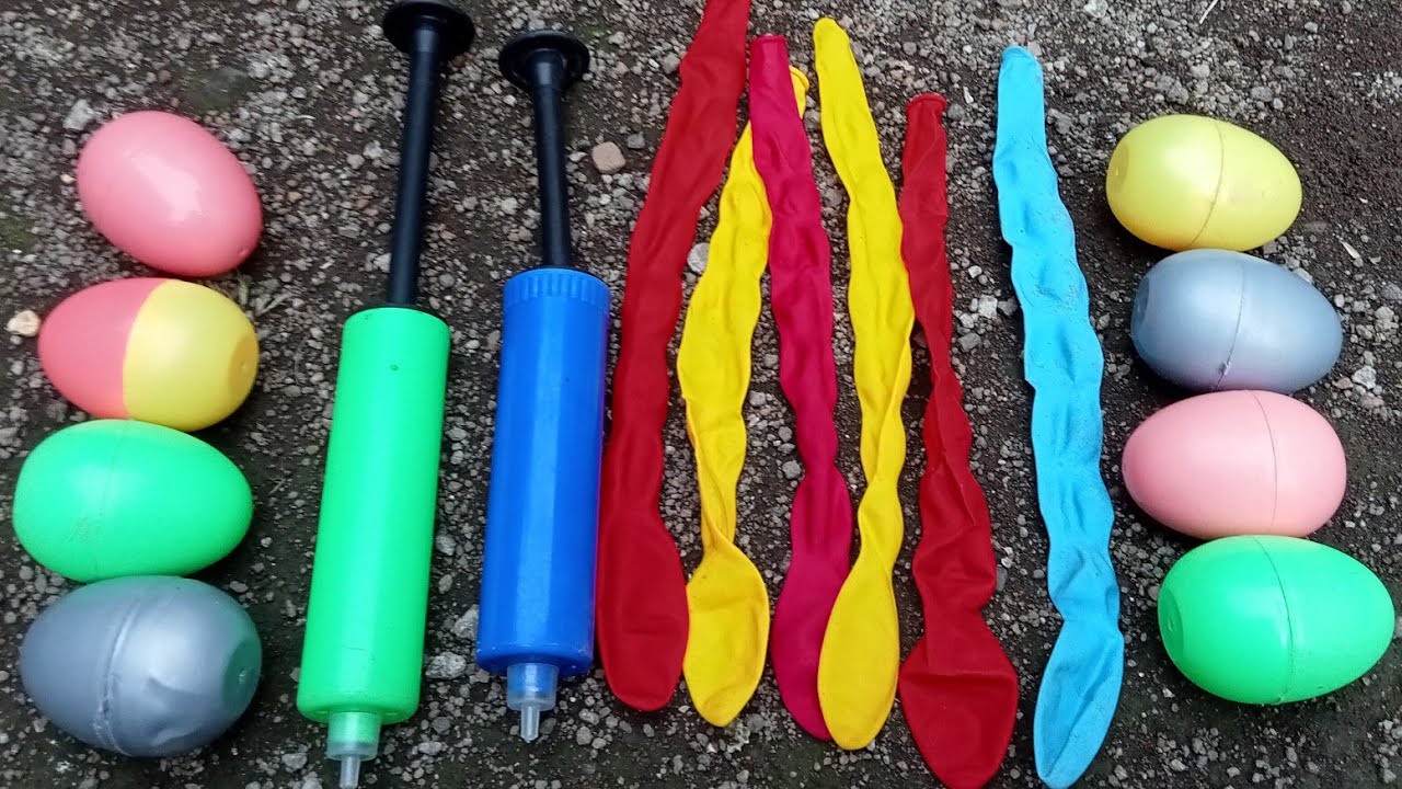 mencari balon warna warni,fun balloons,happy balloons,balonku ada lima ...