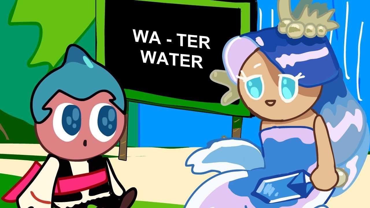 Sea Fairy teaches Sorbet Shark to speak | Cookie Run Kingdom - YouTube