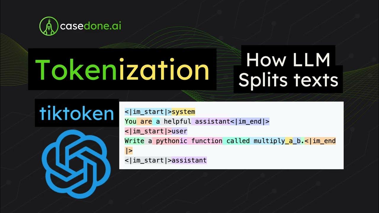 Gen AI GPT LLM Tokenization Explained with 'tiktoken' library - For Managers and Developers ...