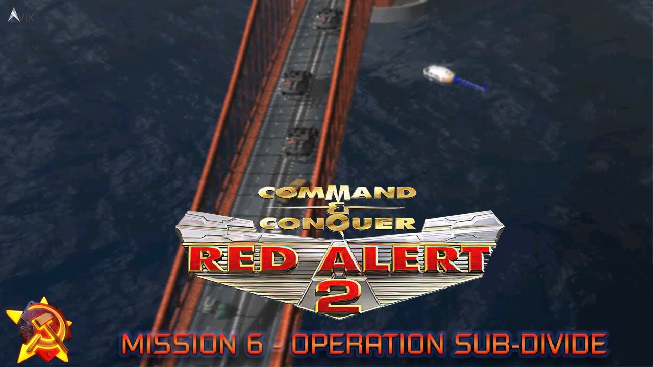 Command and Conquer Red Alert 2 Soviet Mission 6 - Operation Sub Divide ...