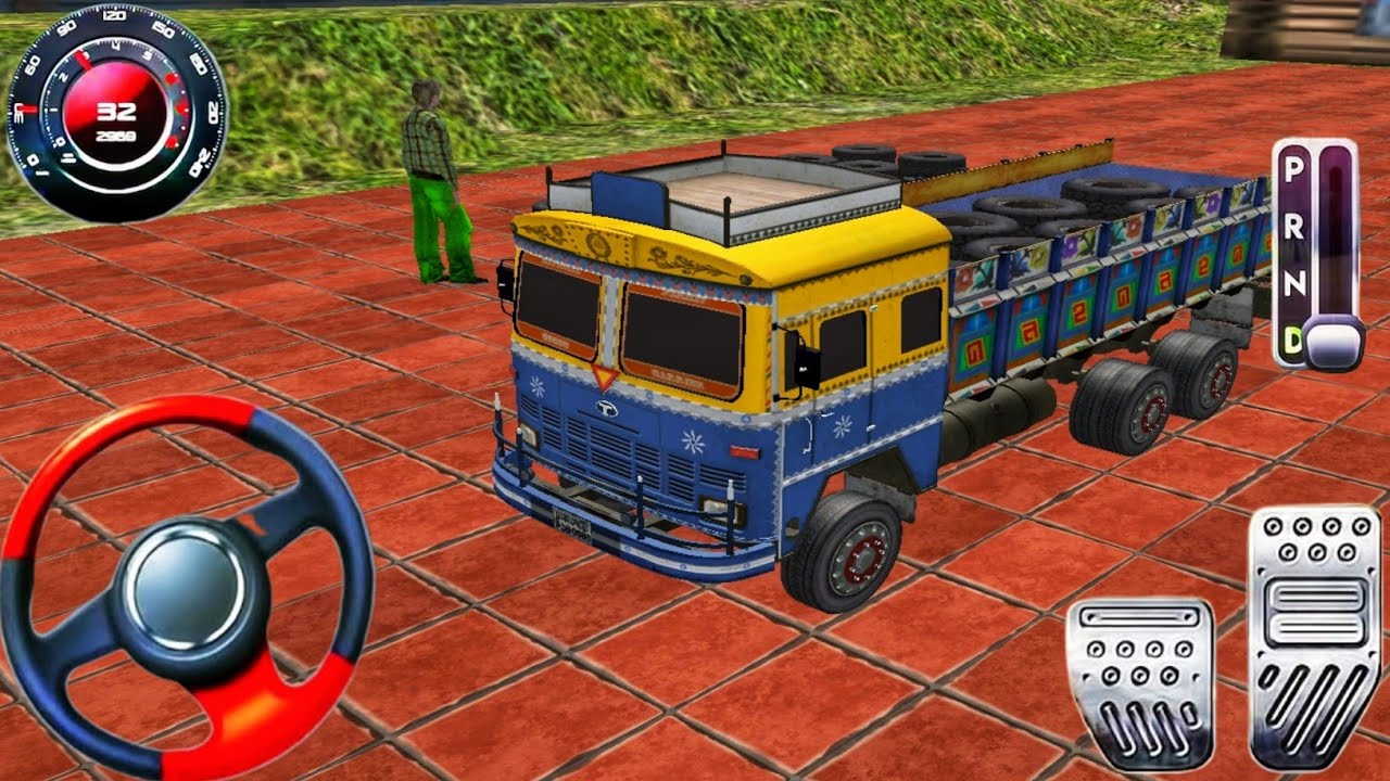 Indian Lorry Truck Game Sim 3D Game: Truck Simulator Game For Android ...