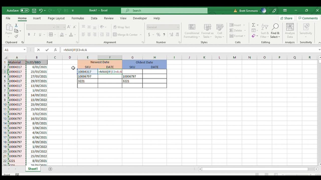 Find Oldest Or Newest Date With The MIN Or MAX Formula In Excel YouTube find-oldest-or-newest-date-with-the-min-or-max-formula-in-excel-youtube