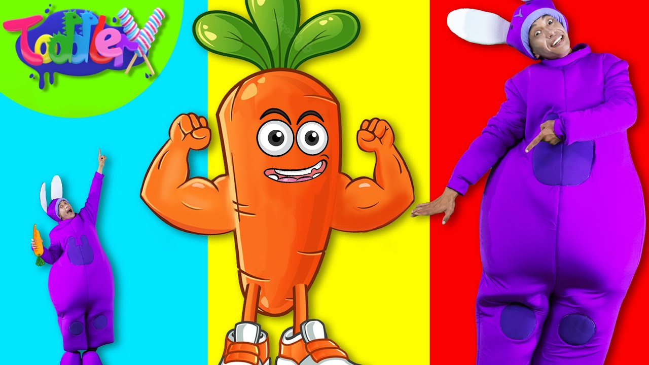 I'm Carrot Song * ToddlerX Kids Songs & Nursery Rhymes * Healthy Food ...