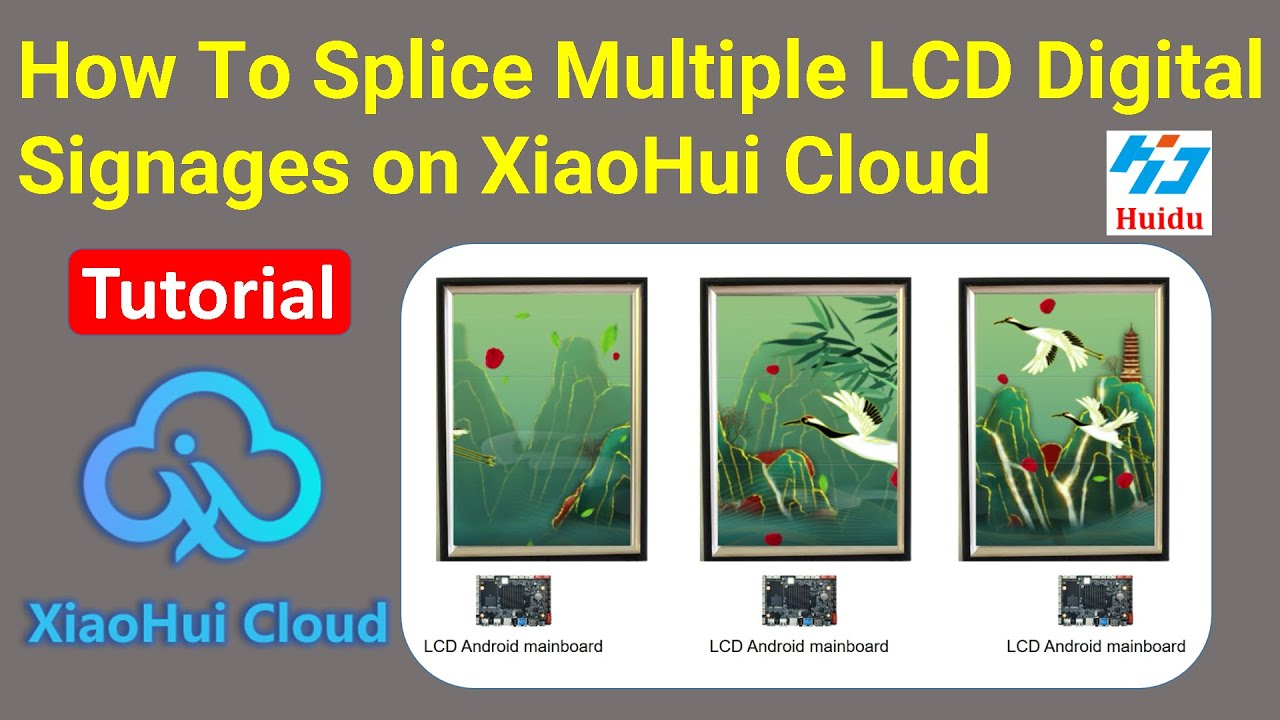 Huidu Android Controller Tutorial: How To Splice Multiple LCD Digital ...