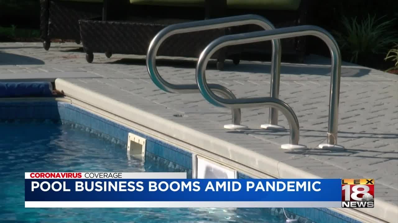 Pool business booms amid pandemic - YouTube