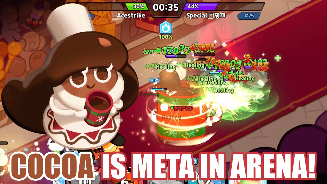 Cookie Run Kingdom - Cocoa Cookie is Meta in the Arena! Best Build ...
