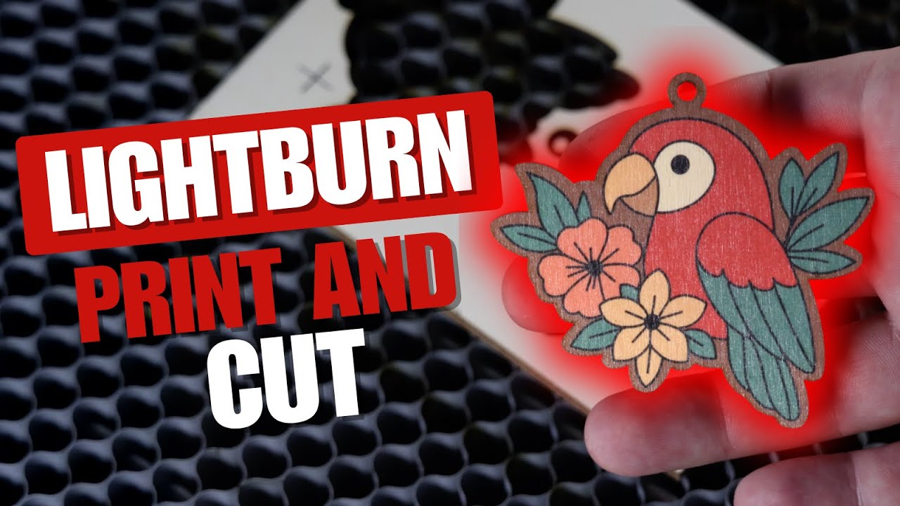 UV Printer + Laser Cutter = Mind-Blowing Results! Light Burn Print and ...