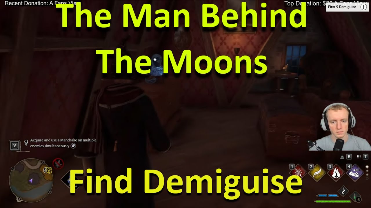Find Demiguise The Man Behind The Moons Quest Hogwarts Legacy - YouTube