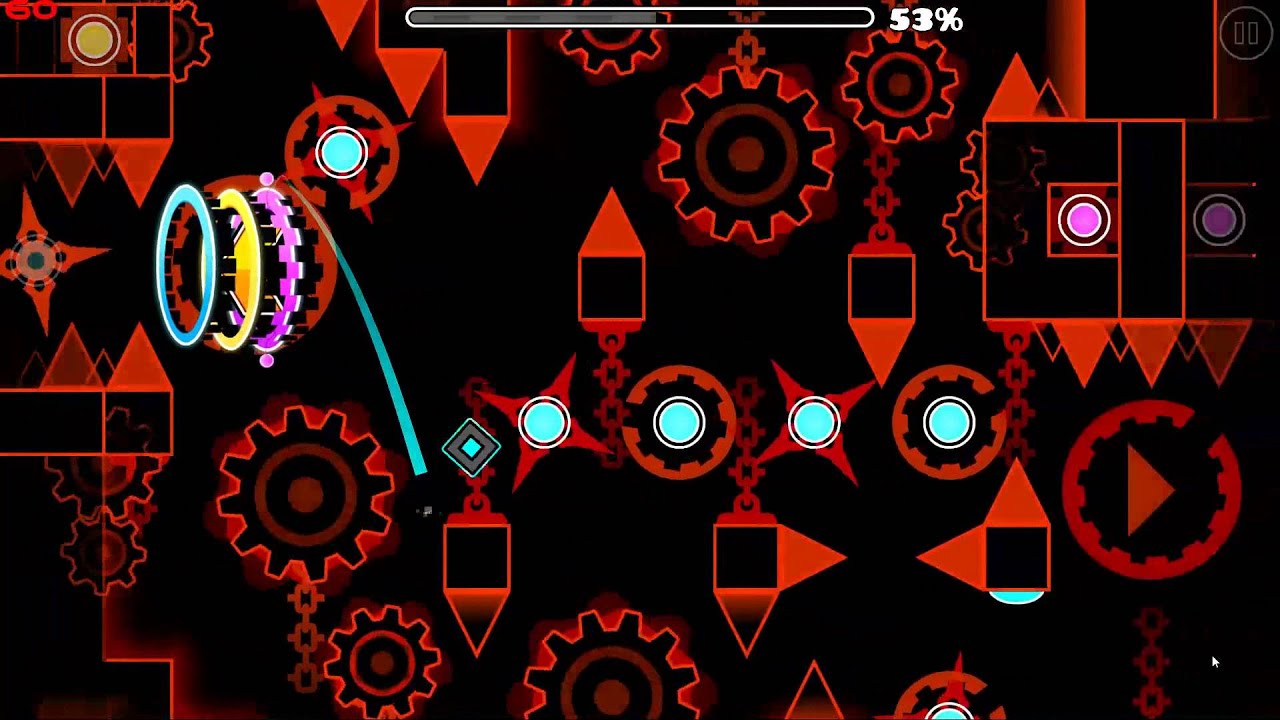 OMFG Geometry Dash - Cataclysm - 69% Sry for the skype sounds - YouTube