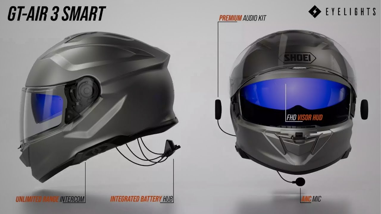 Shoei launches world's first helmet with fully integrated AR (Features ...