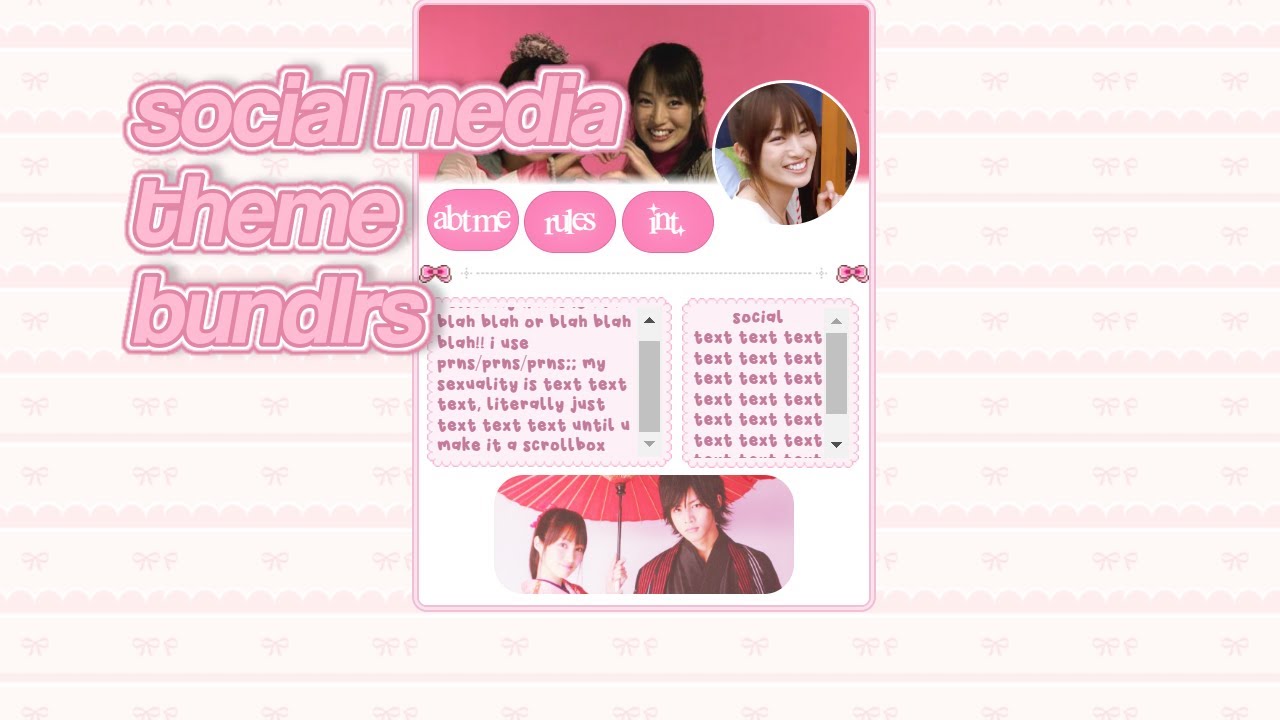 social media theme bundlrs ib akechigoros | bundlrs cc / sntry cc ...