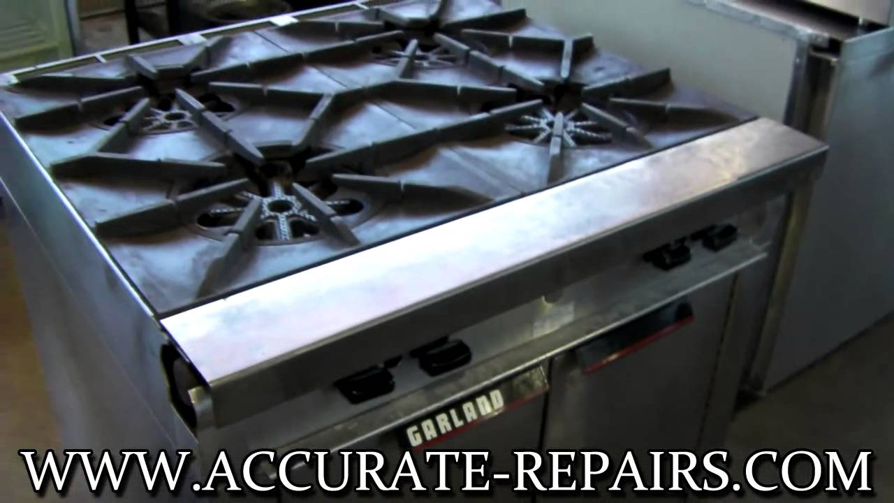 Garland 4 Burner Range with Storage Base - Refurbished - YouTube