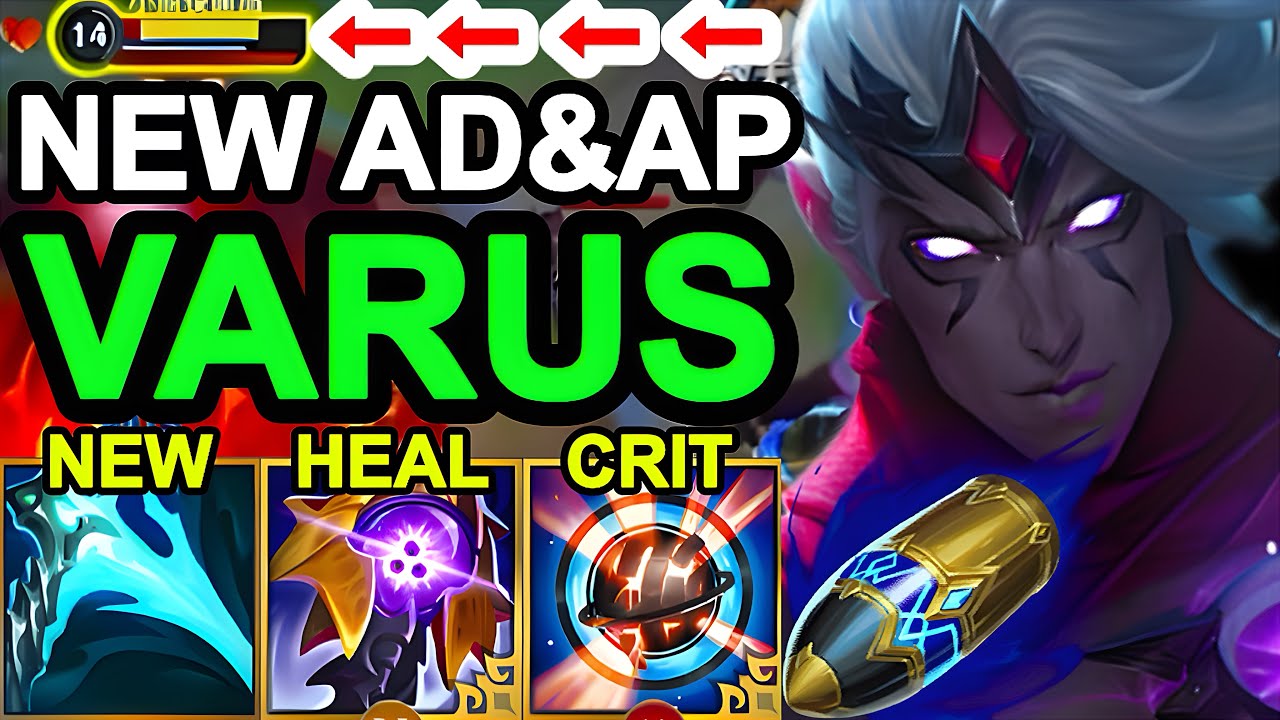 Wild Rift China Varus Adc - 23KILL - New Hybrid China Meta Build Runes ...