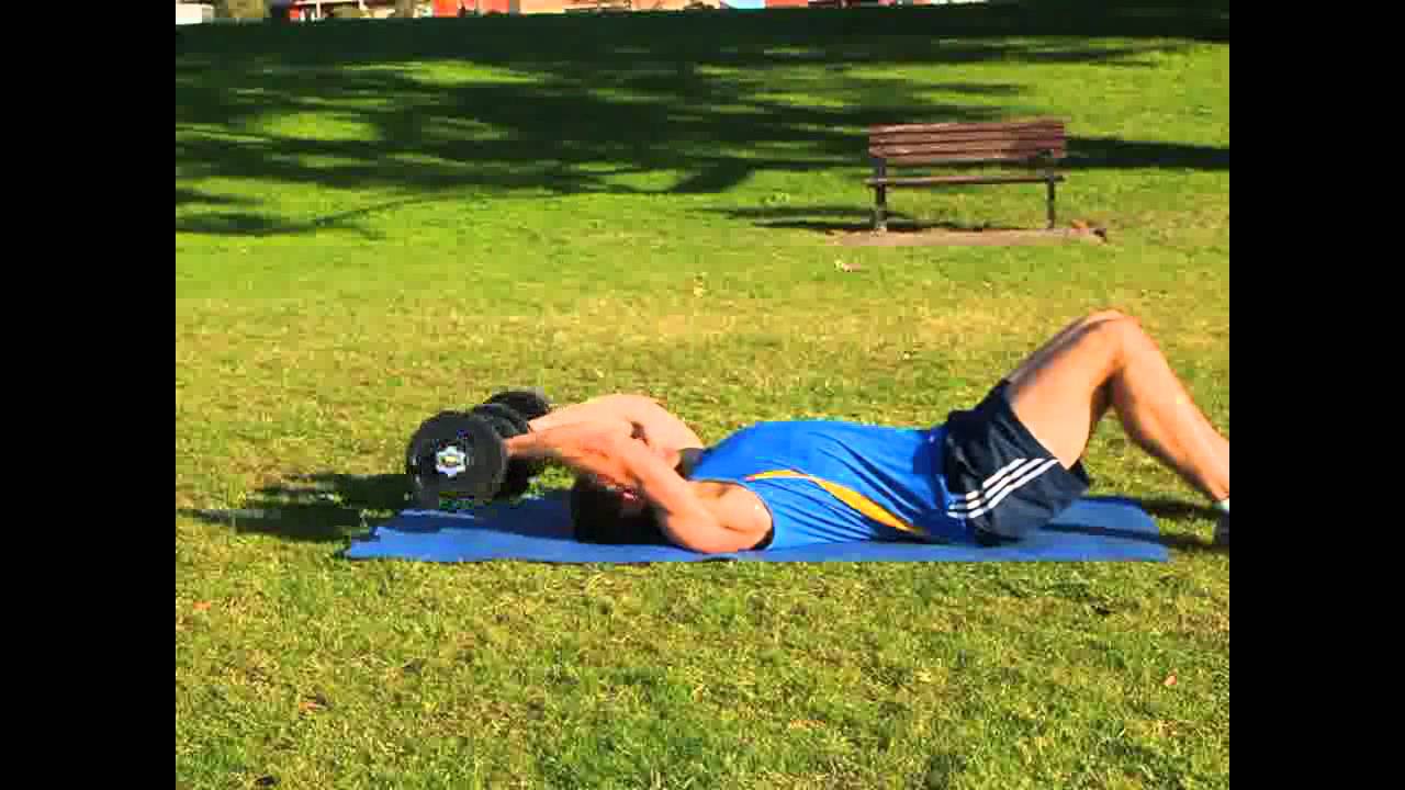 Lying Arm Pulldowns - YouTube