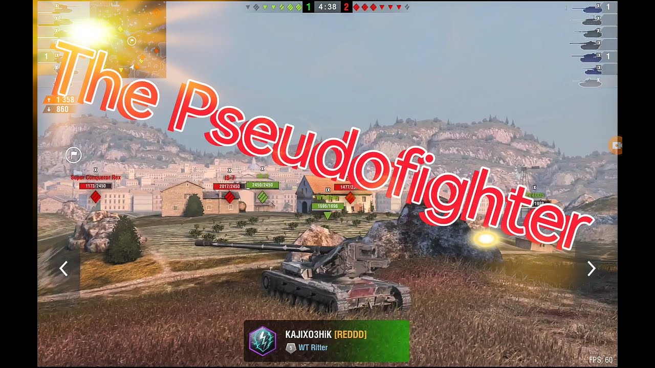 The Pseudofigther with WT Ritter | World of Tanks Blitz - YouTube