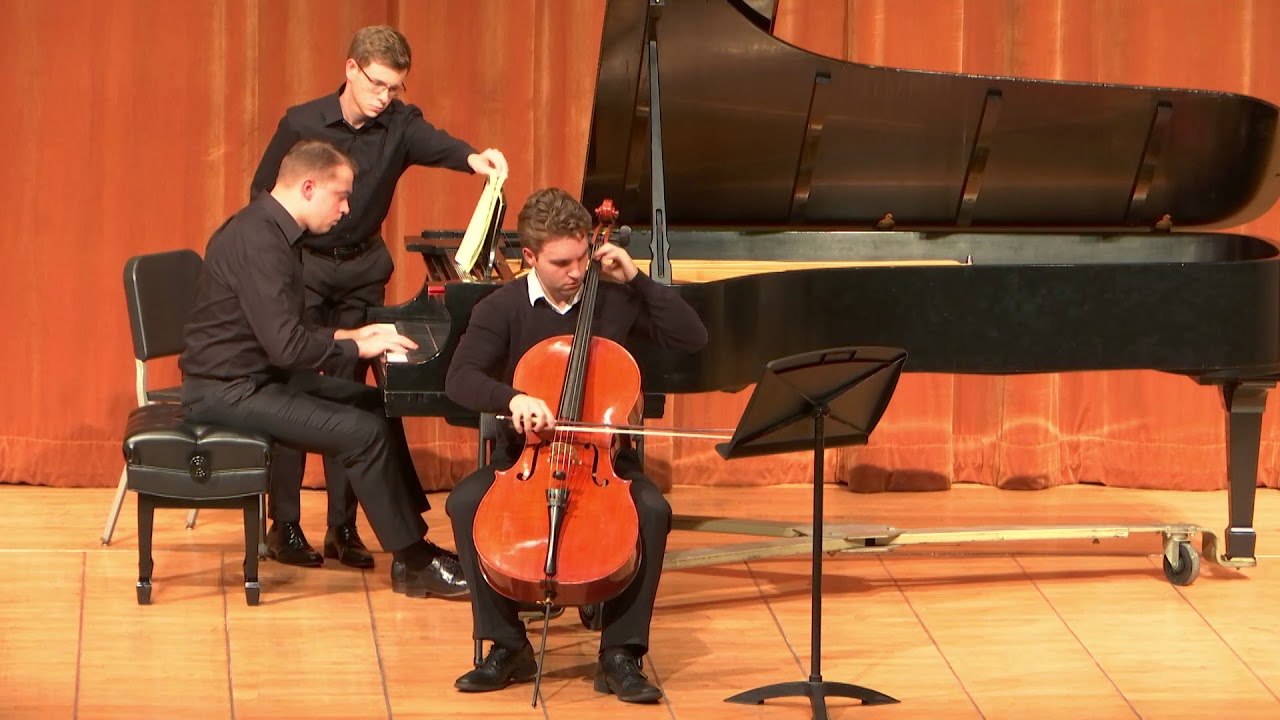 Shostakovich Cello Sonata in D Minor - Justin Hall, Cello - YouTube