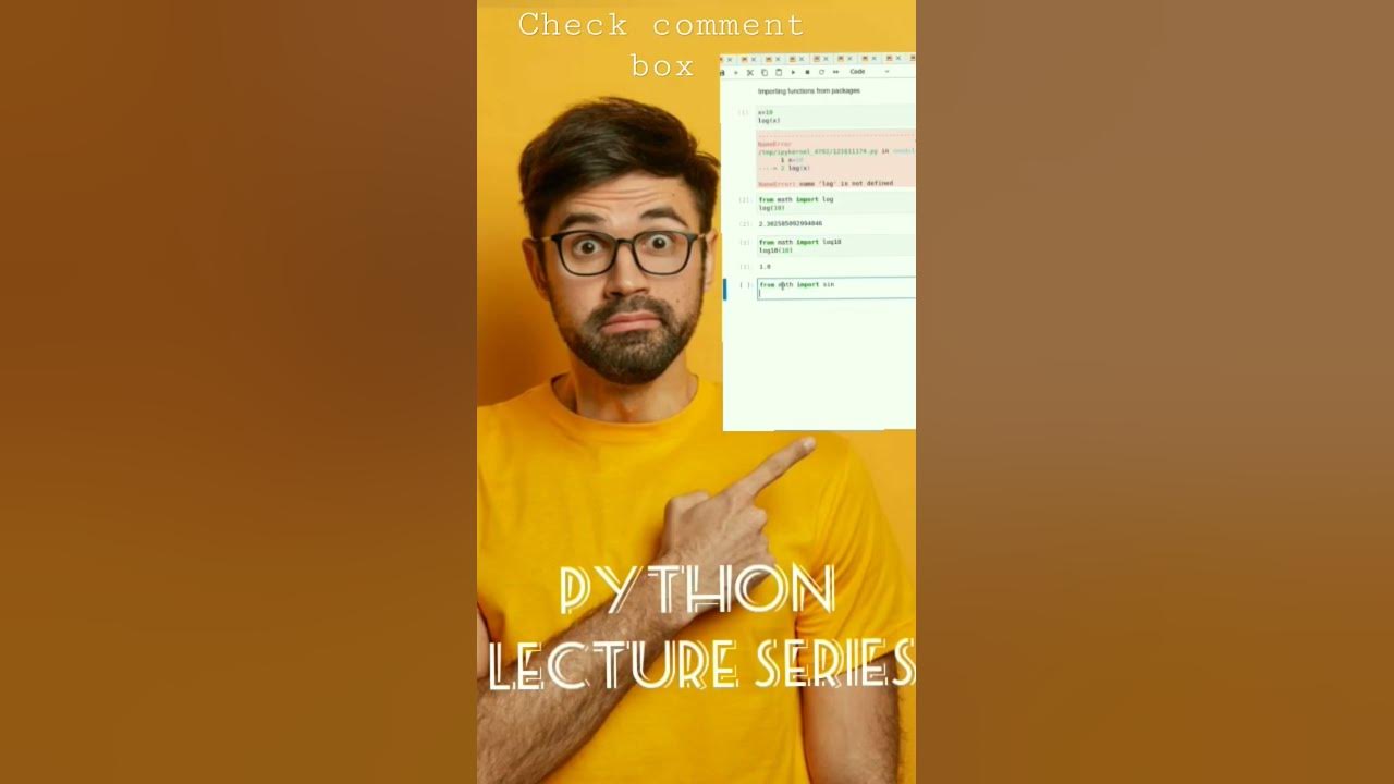 Python Lecture Series Out Coding Physics Python Youtube