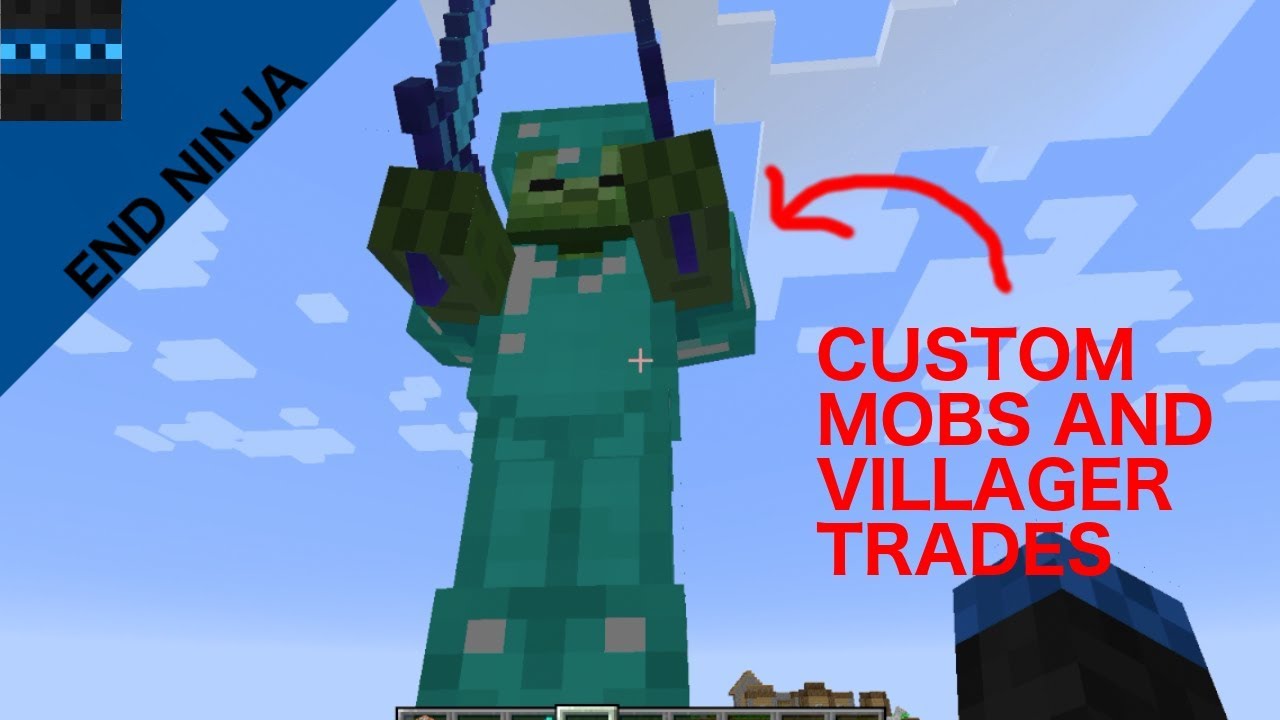 Minecraft how to make custom villager trades and mobs using command ...