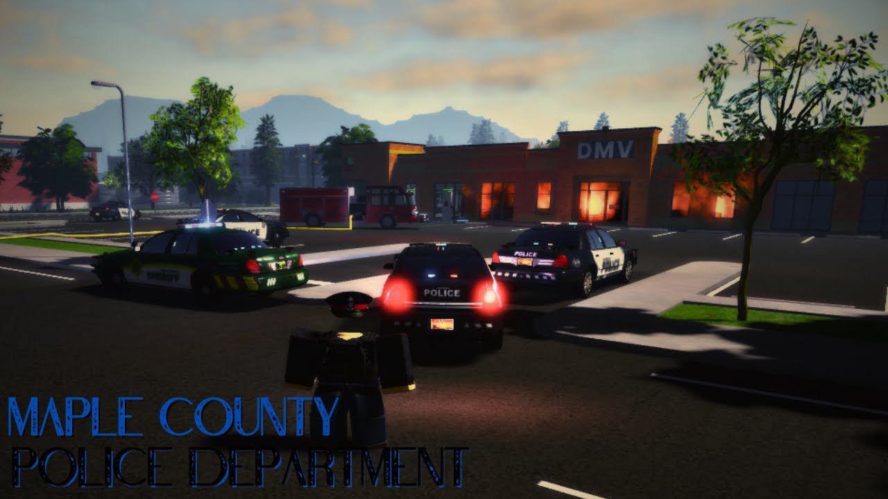 ROBLOX | Maple County | Police Pursuits & Assisting Fire Department ...