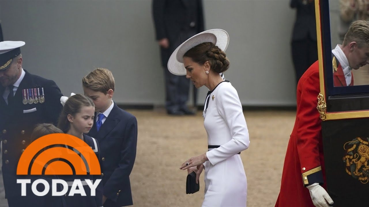 Princess Kate makes first public appearance at Trooping the Colour ...