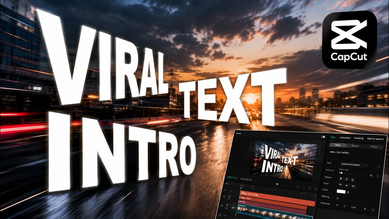CapCut Cinematic Text Intro | CapCut Perspective Text | CapCut 3D Text ...