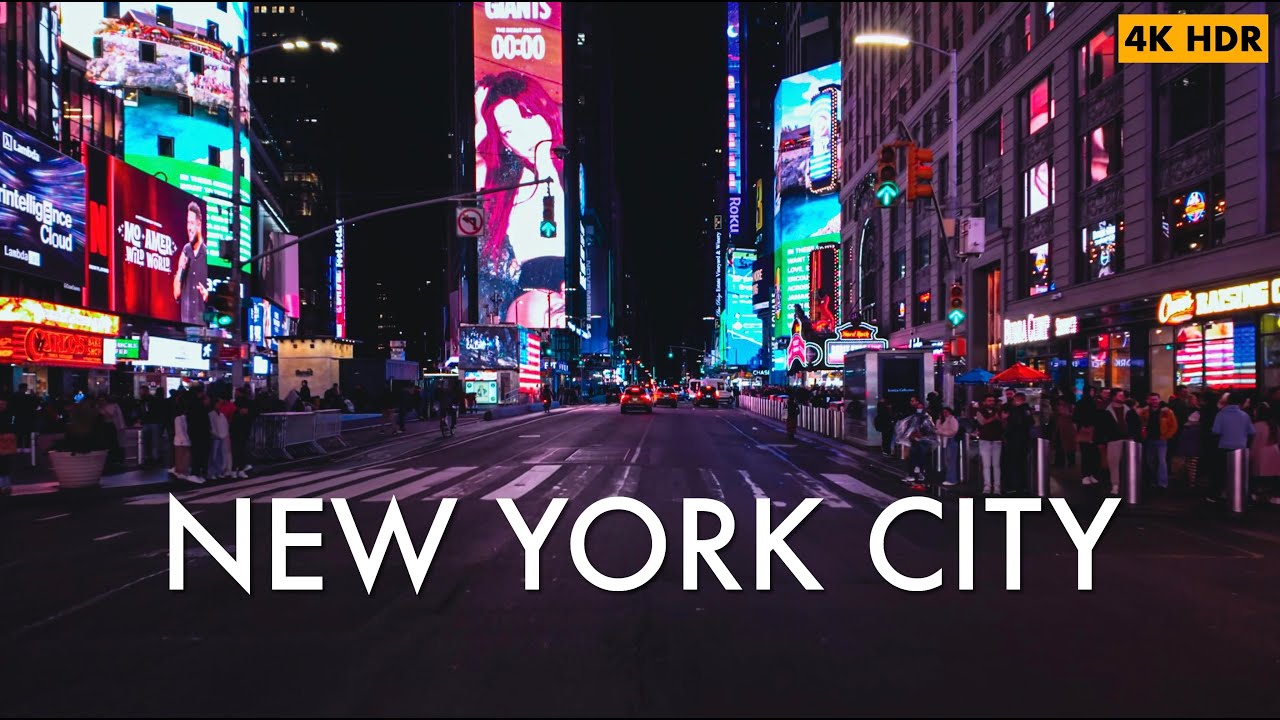 NYC 4K Night Drive - YouTube