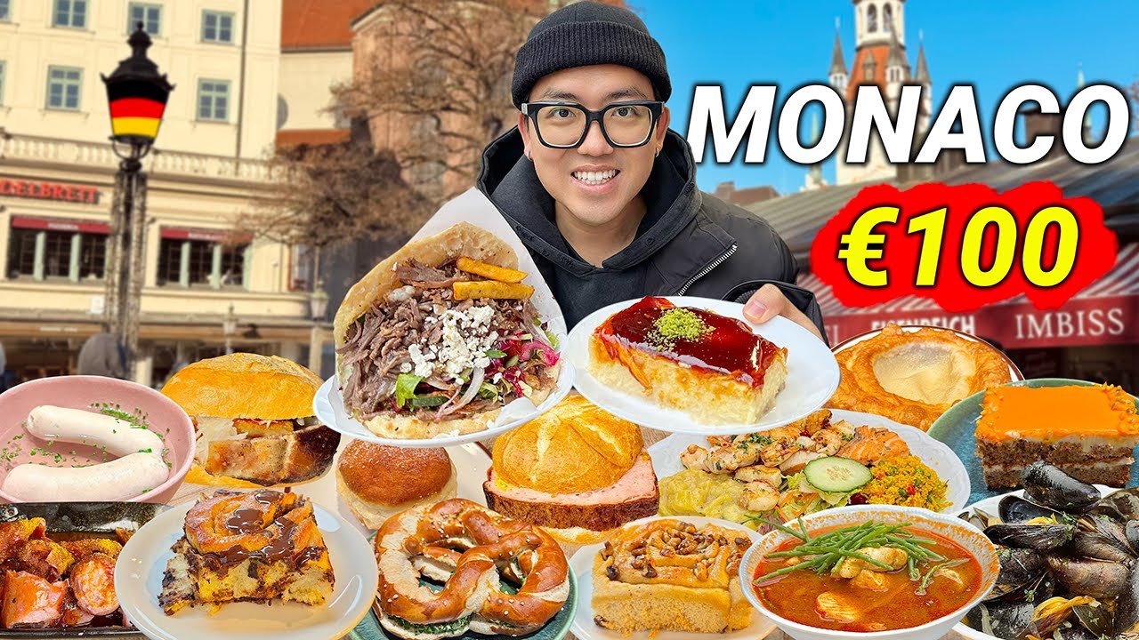 Sfida €100 Migliori Street Food in MONACO di Baviera🇩🇪 Qui un Panino ...