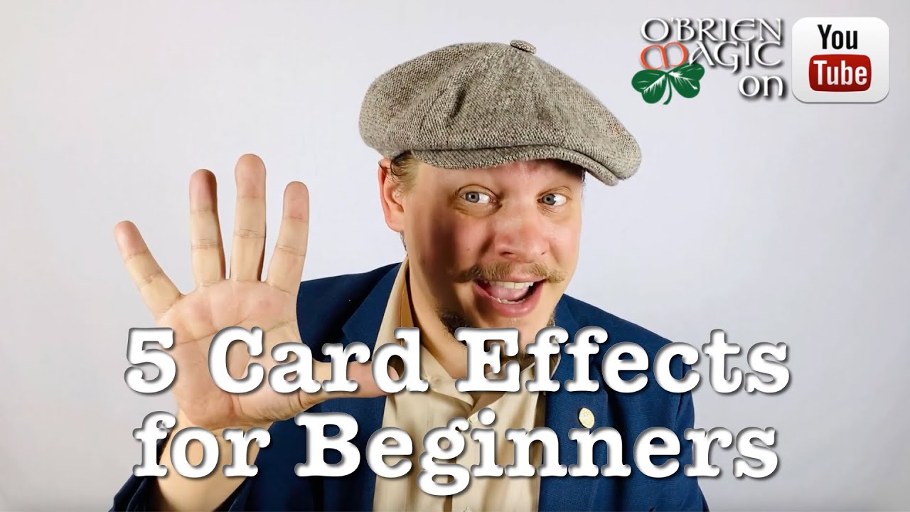 5 card effects every beginner should learn! // Advice for Magicians ...